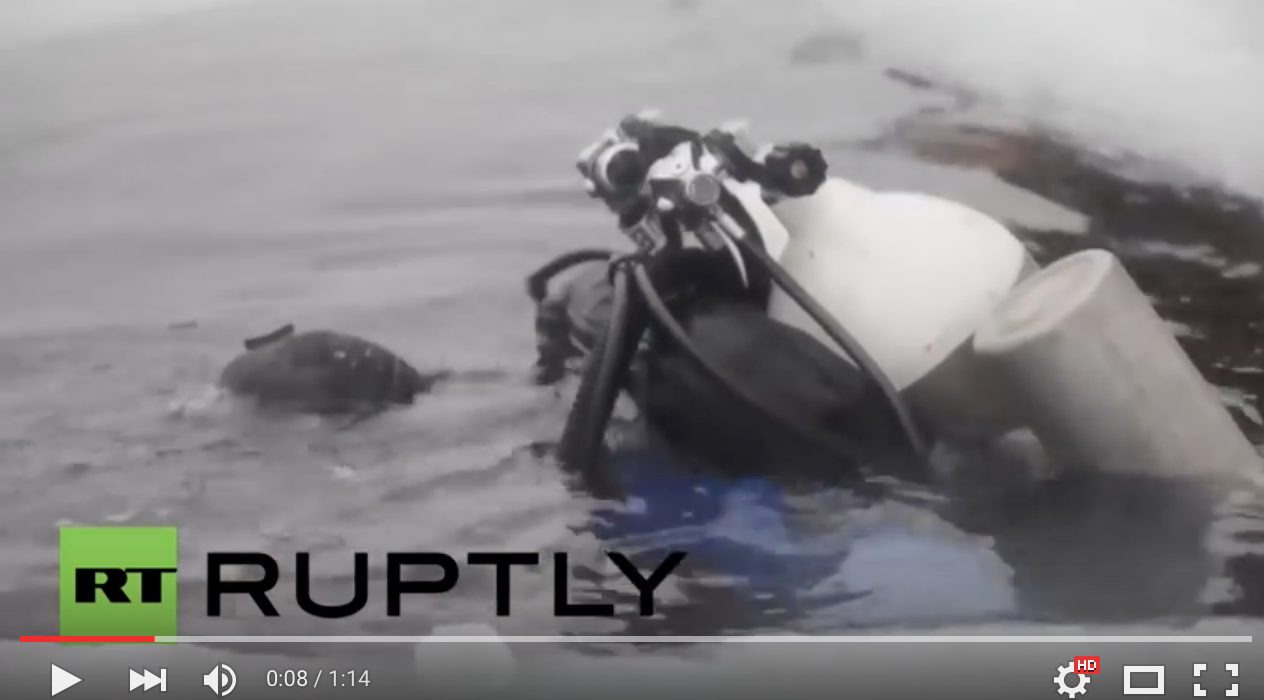 Video - Fearless Russian Divers Set New, Cold World Record - The Scuba News