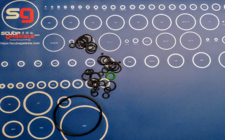 New O-Ring Identification Working Mat from ScubaGaskets