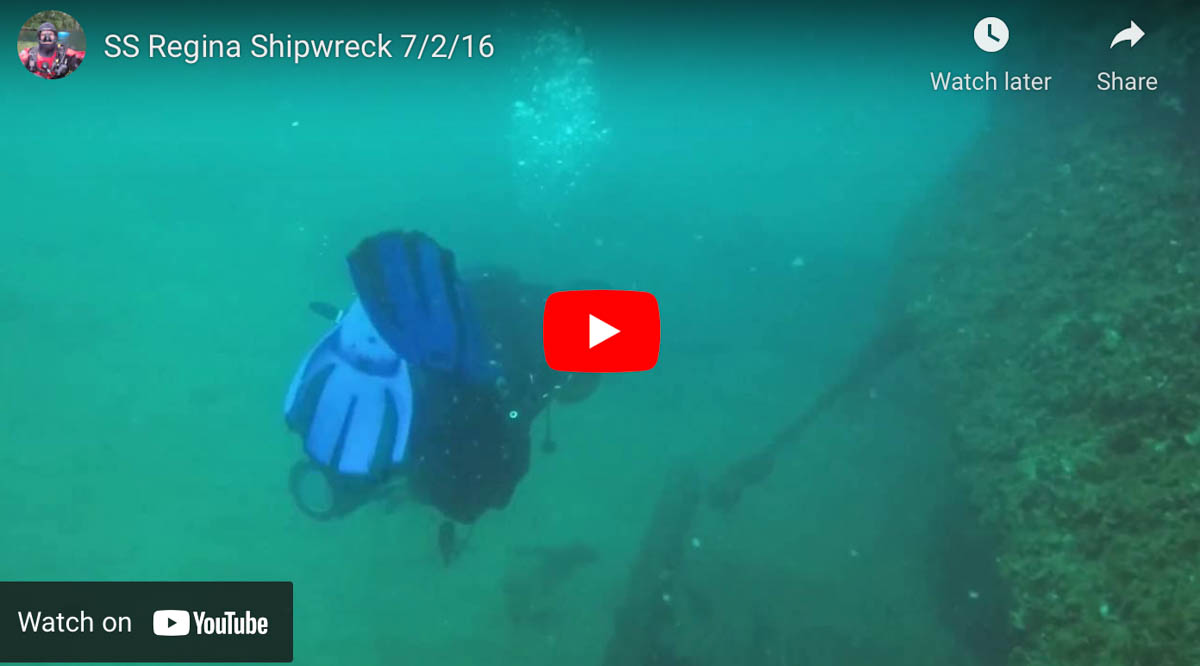 Maritime History: Shipwreck of the SS Regina - The Scuba News