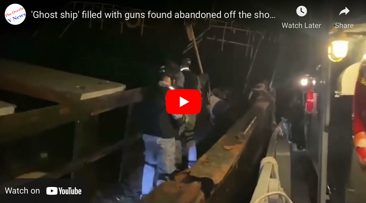 A Chinese 'Ghost Ship' has been Discovered Floating off the Coast of ...