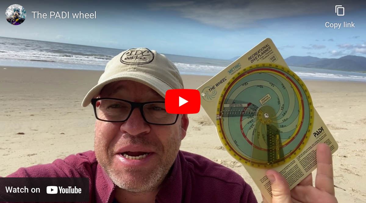 Learn More About The PADI Wheel - The Scuba News