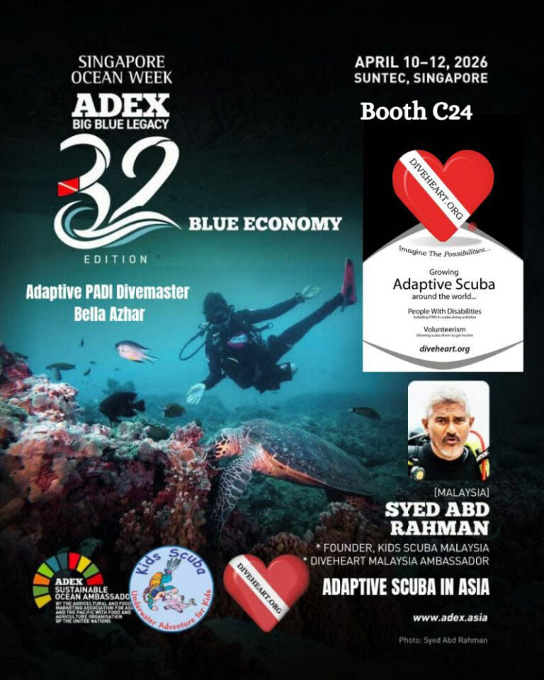 Adaptive Scuba Takes Centre Stage at ADEX 2026 as Diveheart Malaysia ...