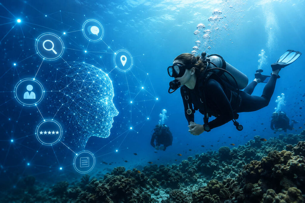 AI Search Is Changing How Divers Find Dive Professionals - The Scuba News